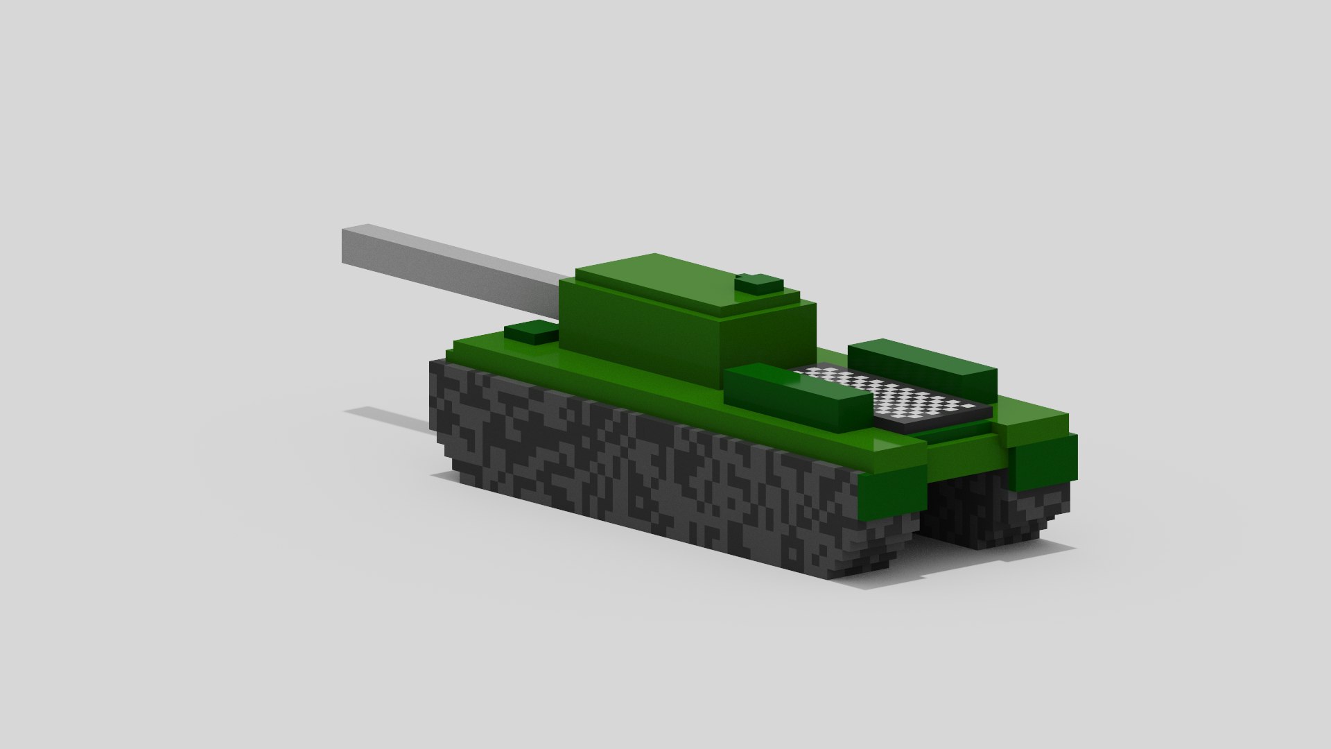 3D Voxel Tank - TurboSquid 2021057