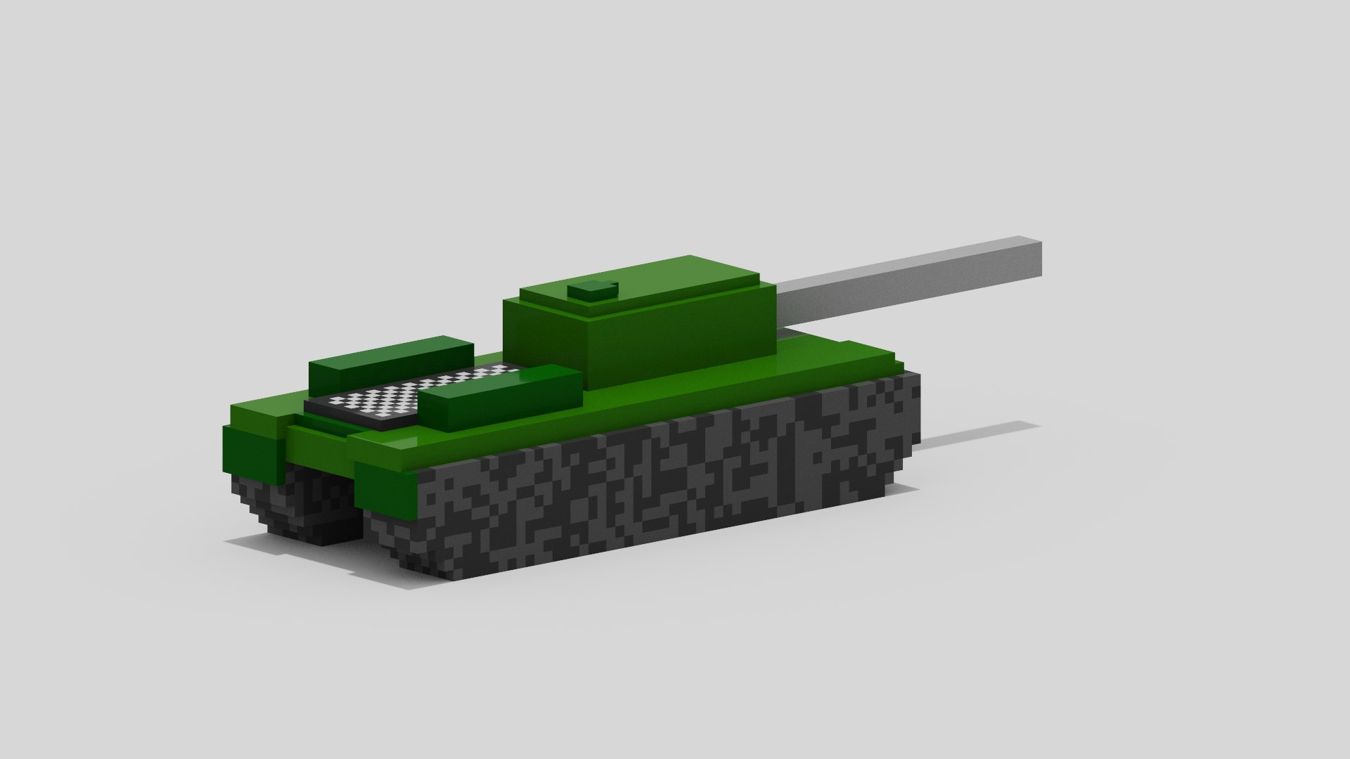3D Voxel Tank - TurboSquid 2021057