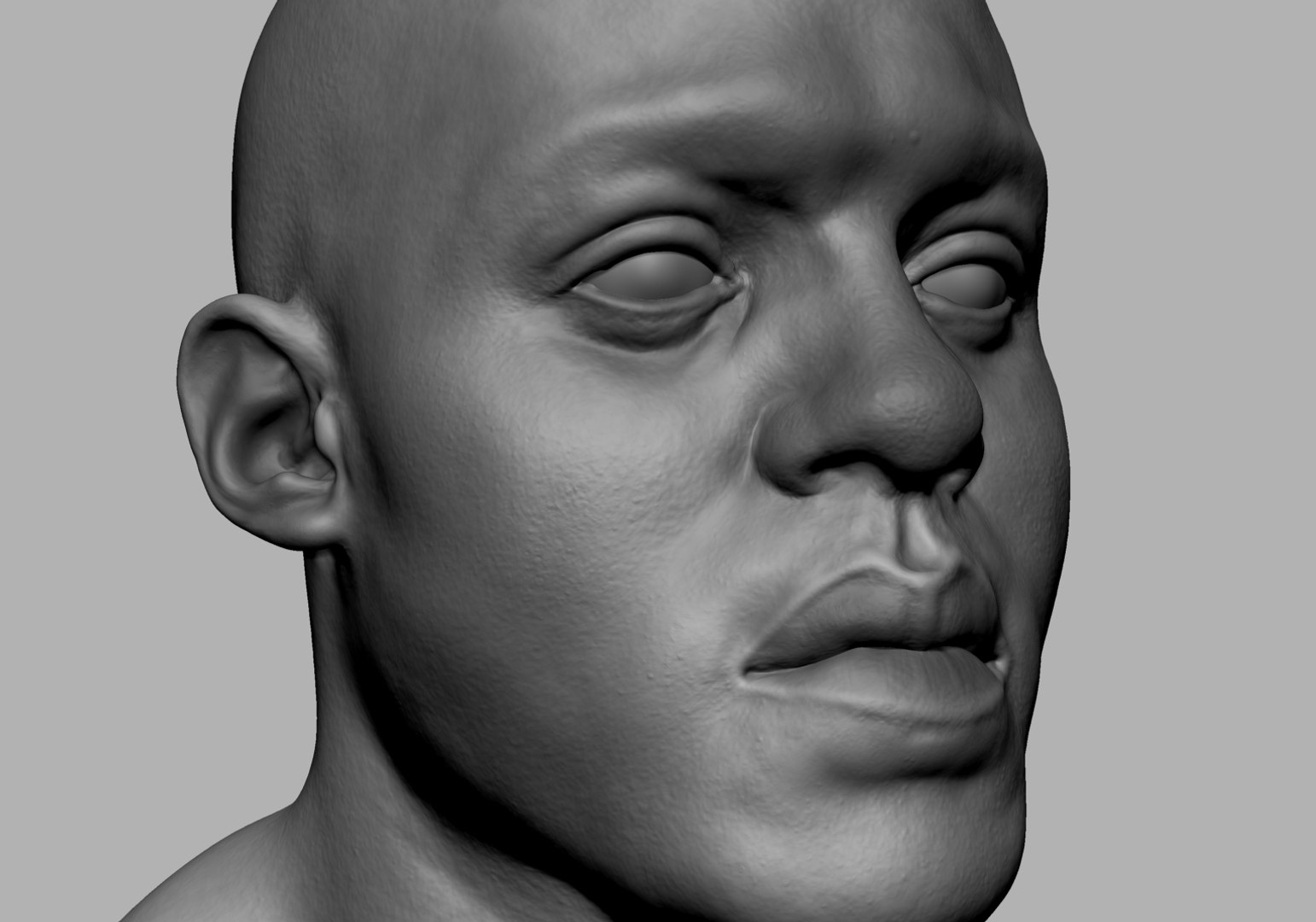 Male Head Model - TurboSquid 1441408