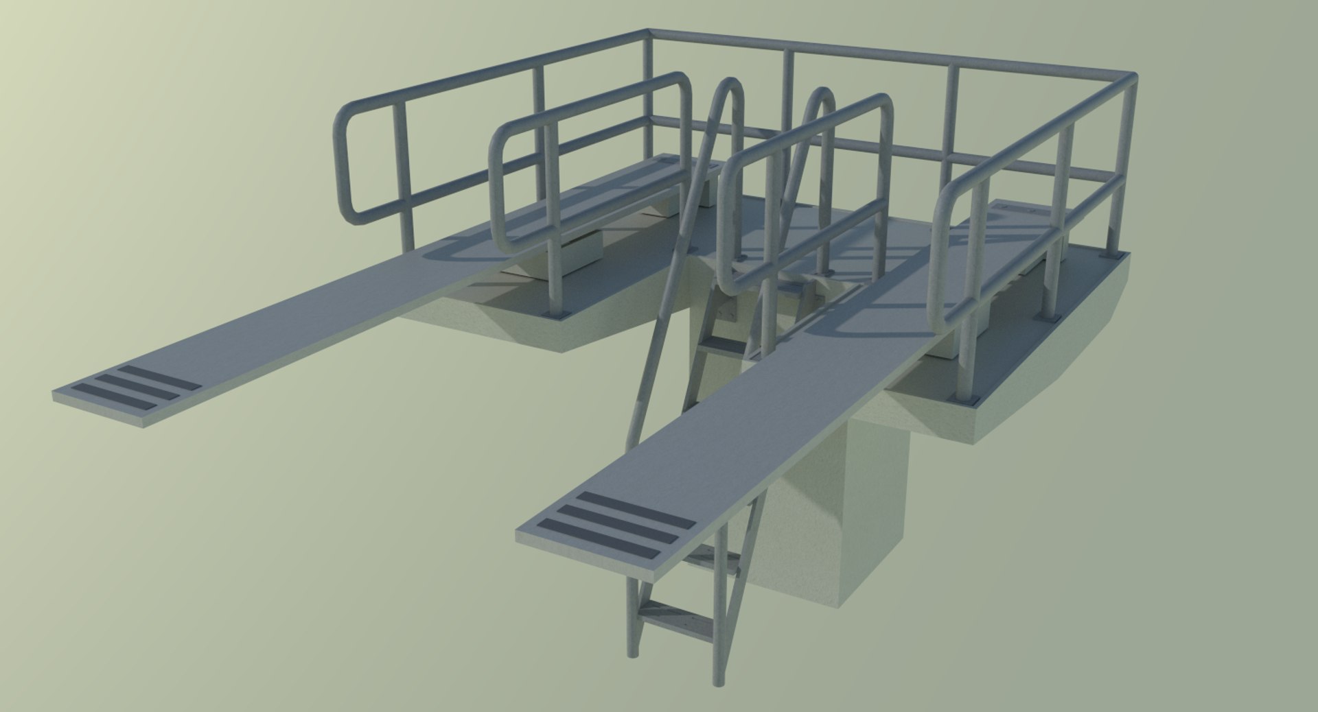 diving board 3d model