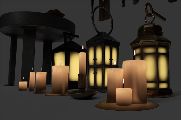 3D Dungeon Lights and Particles - TurboSquid 1811402