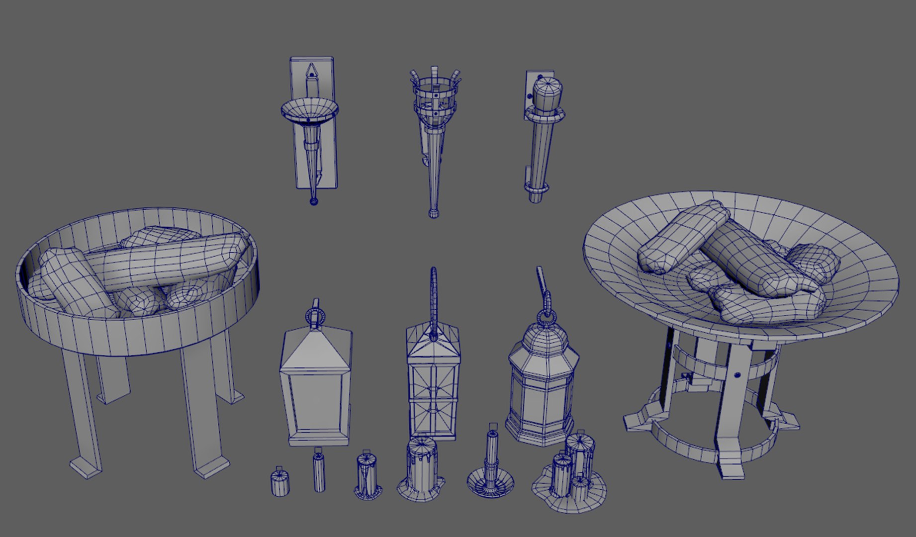 3D Dungeon Lights And Particles - TurboSquid 1811402