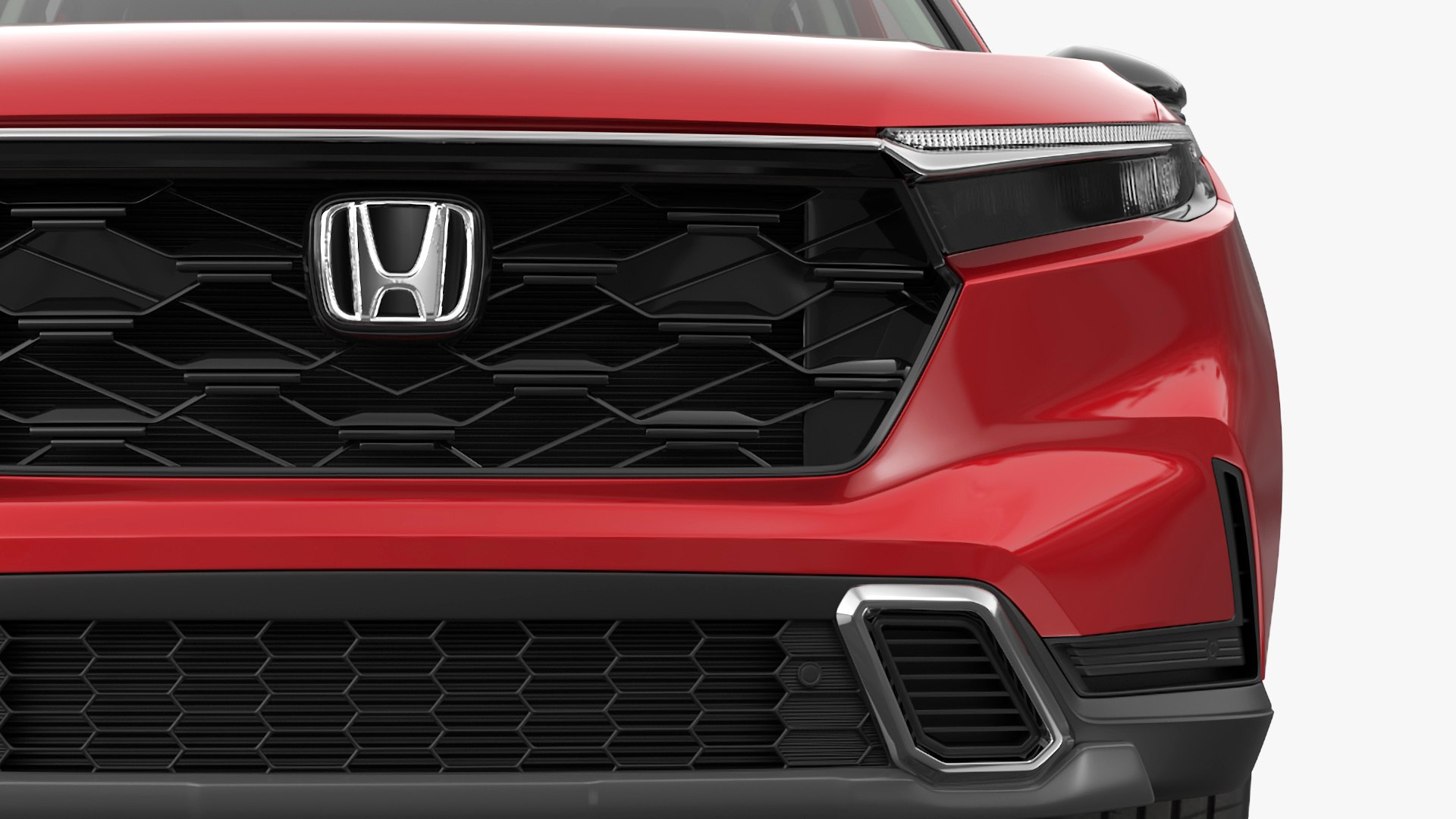 3D 2025 Honda CR-V Red Rigged For Cinema 4D - TurboSquid 2297231