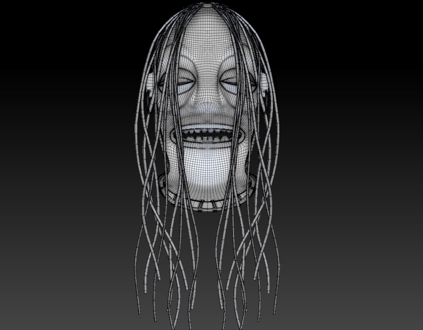 Voodoo Mask 3d Obj