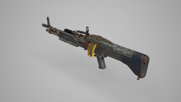 Modern weapons light machine guns 3D - TurboSquid 1838988