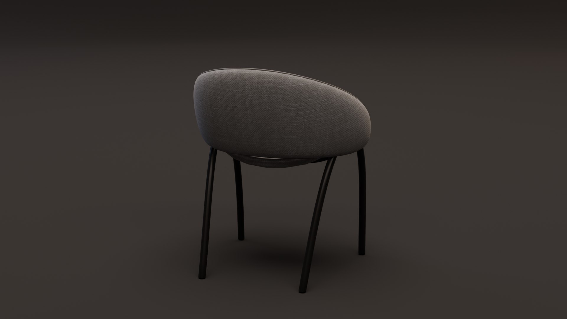 3D Model Round Chair - TurboSquid 2309273