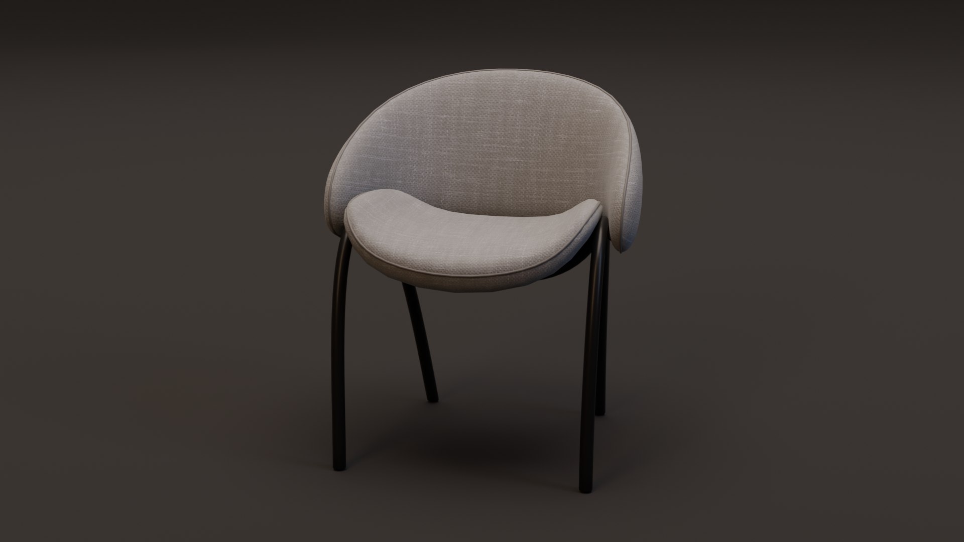 3D Model Round Chair - TurboSquid 2309273