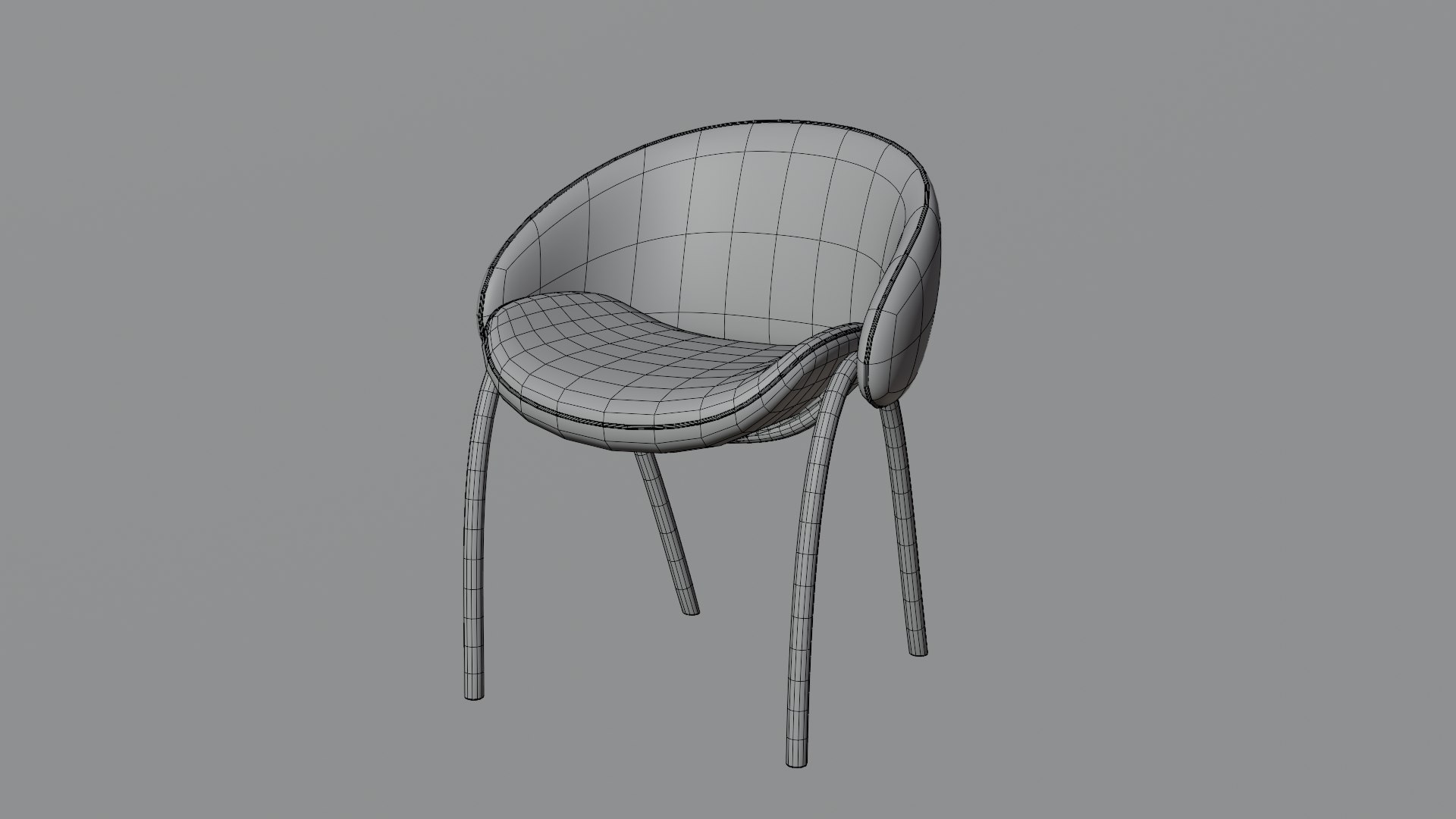 3D Model Round Chair - TurboSquid 2309273
