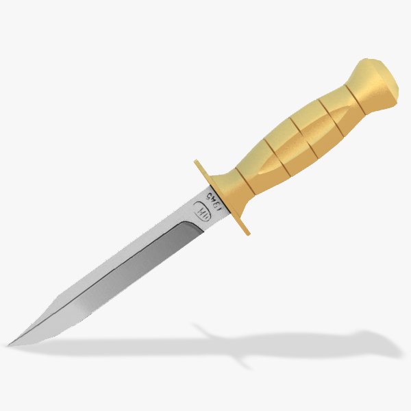 3d model sharp knife