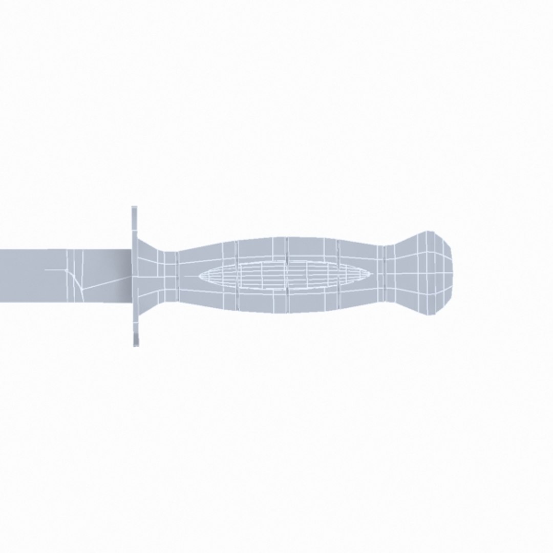 3d Model Sharp Knife