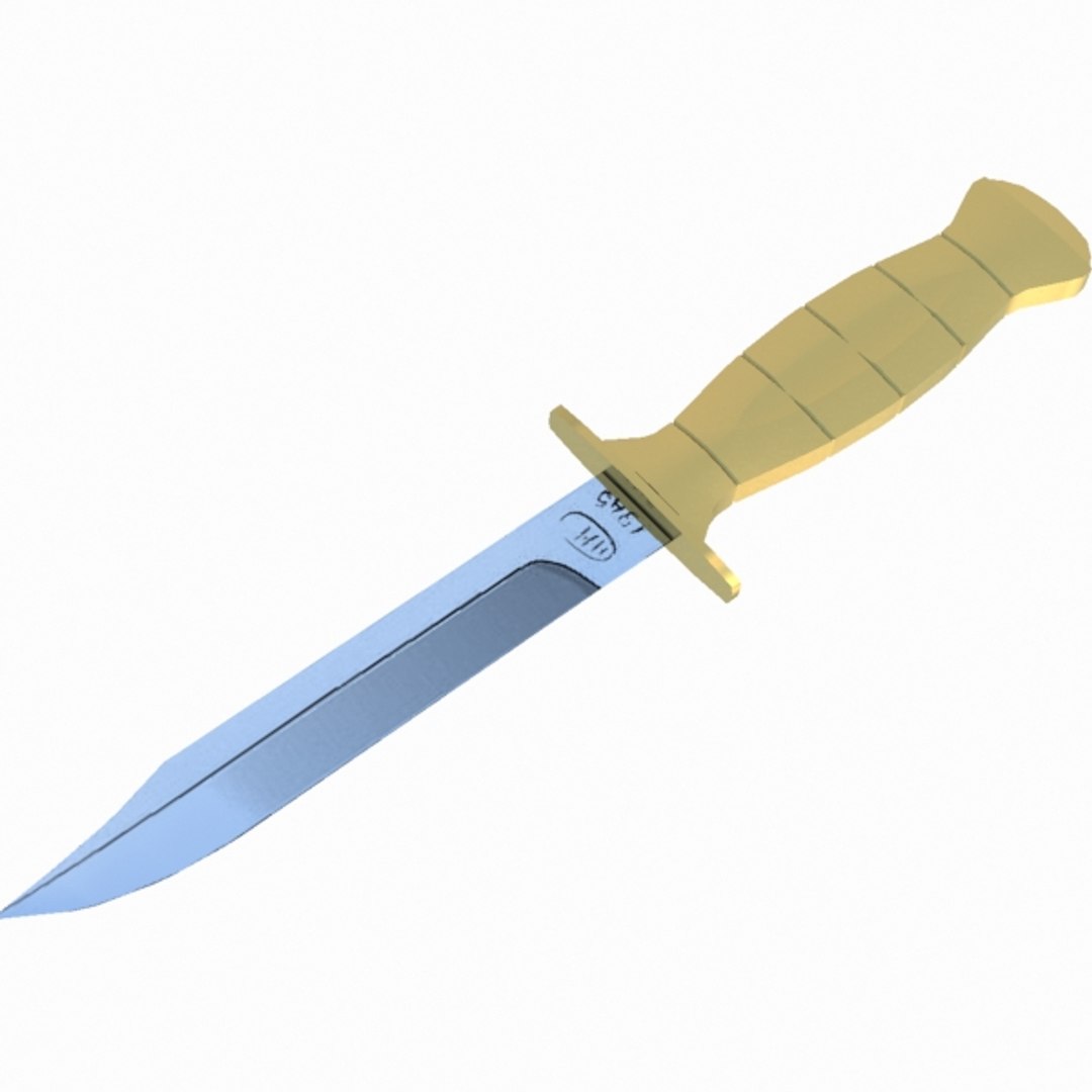 3d Model Sharp Knife