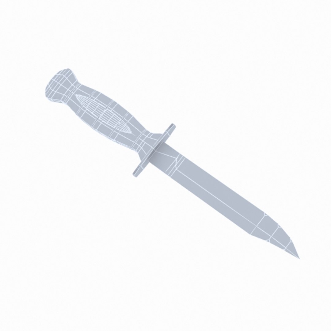 3d Model Sharp Knife
