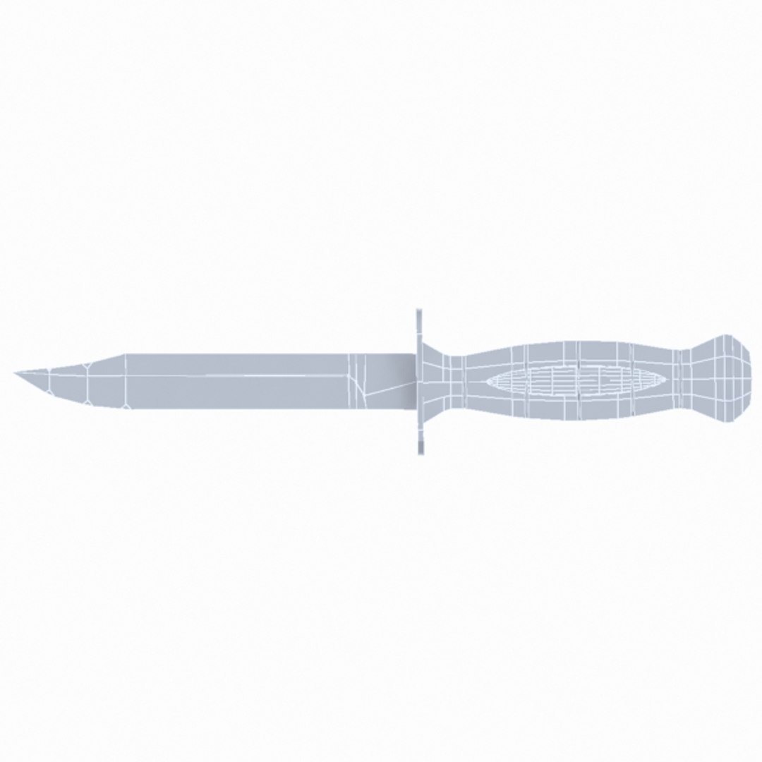 3d Model Sharp Knife