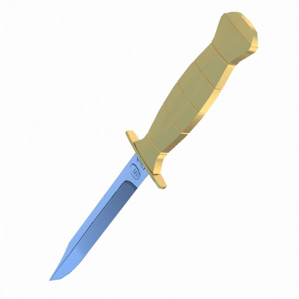 3d model sharp knife