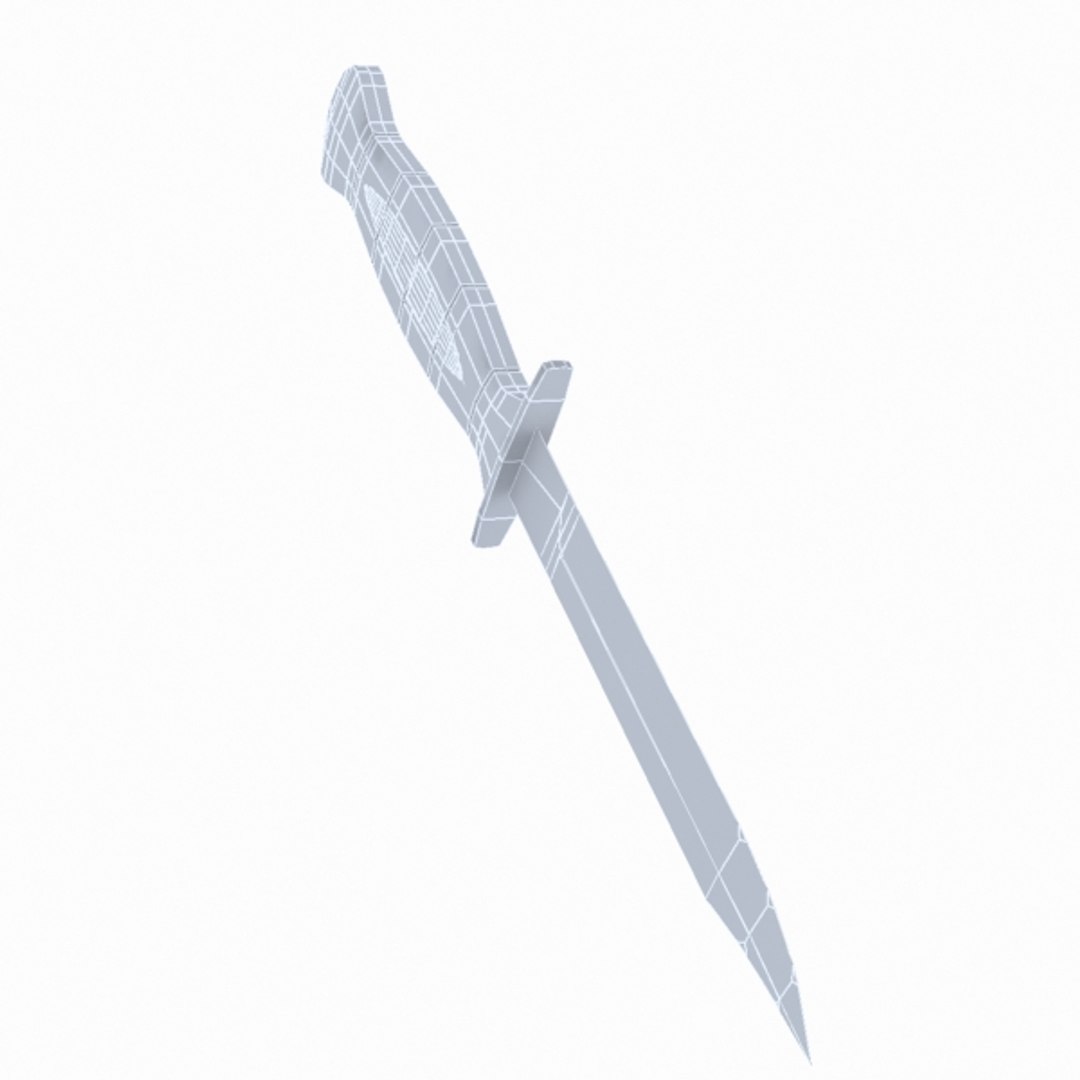 3d Model Sharp Knife