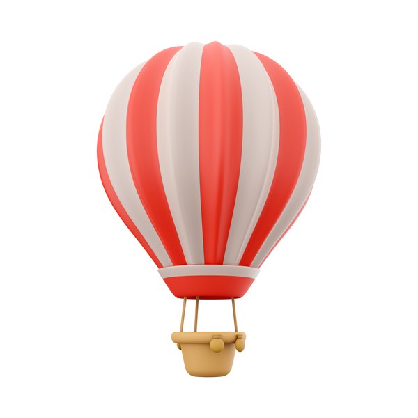 Hot Air Balloon Blender Models for Download | TurboSquid