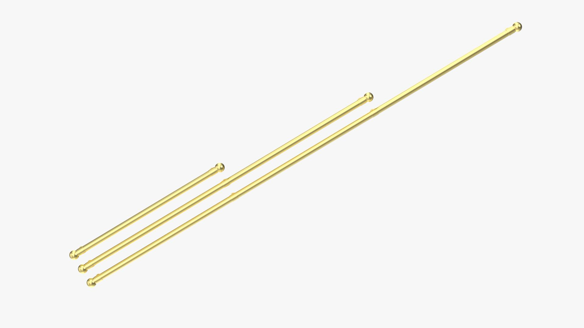 3D Wall Mounted Stair Handrails - TurboSquid 2489555