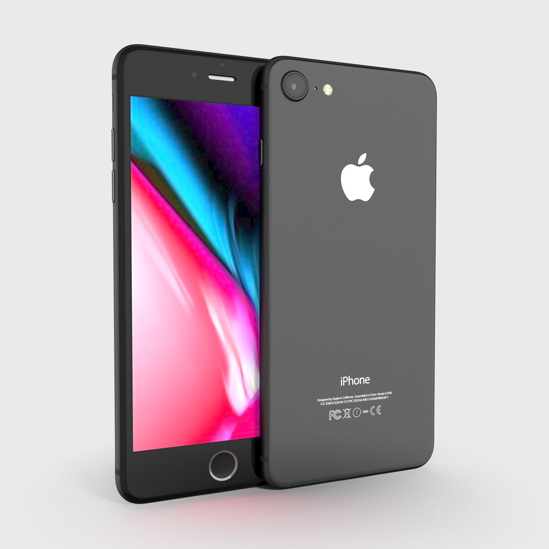 3D model apple iphone 8 colors - TurboSquid 1204960