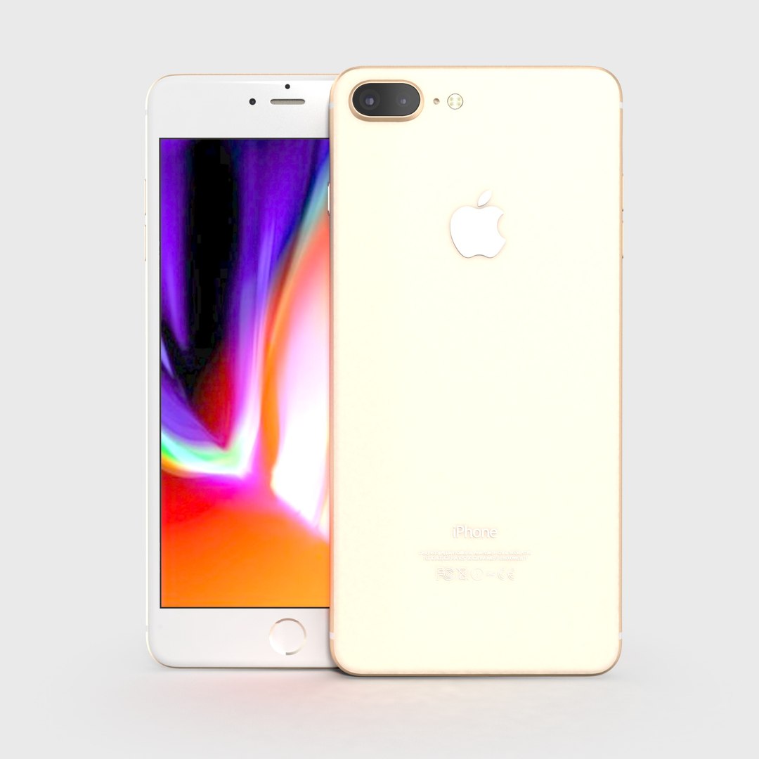 3D model apple iphone 8 colors - TurboSquid 1204960