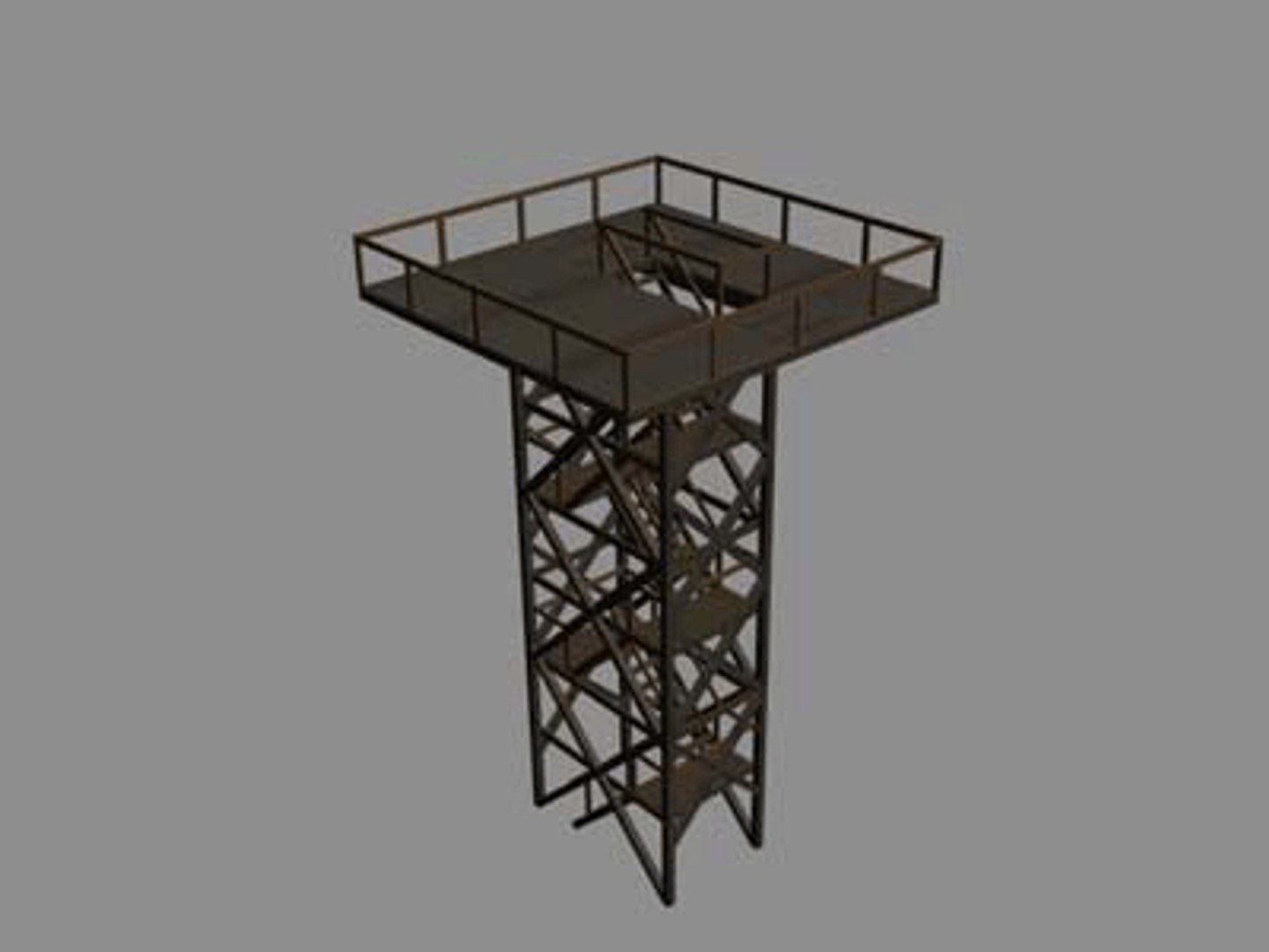 Tower Bf2 3d Model