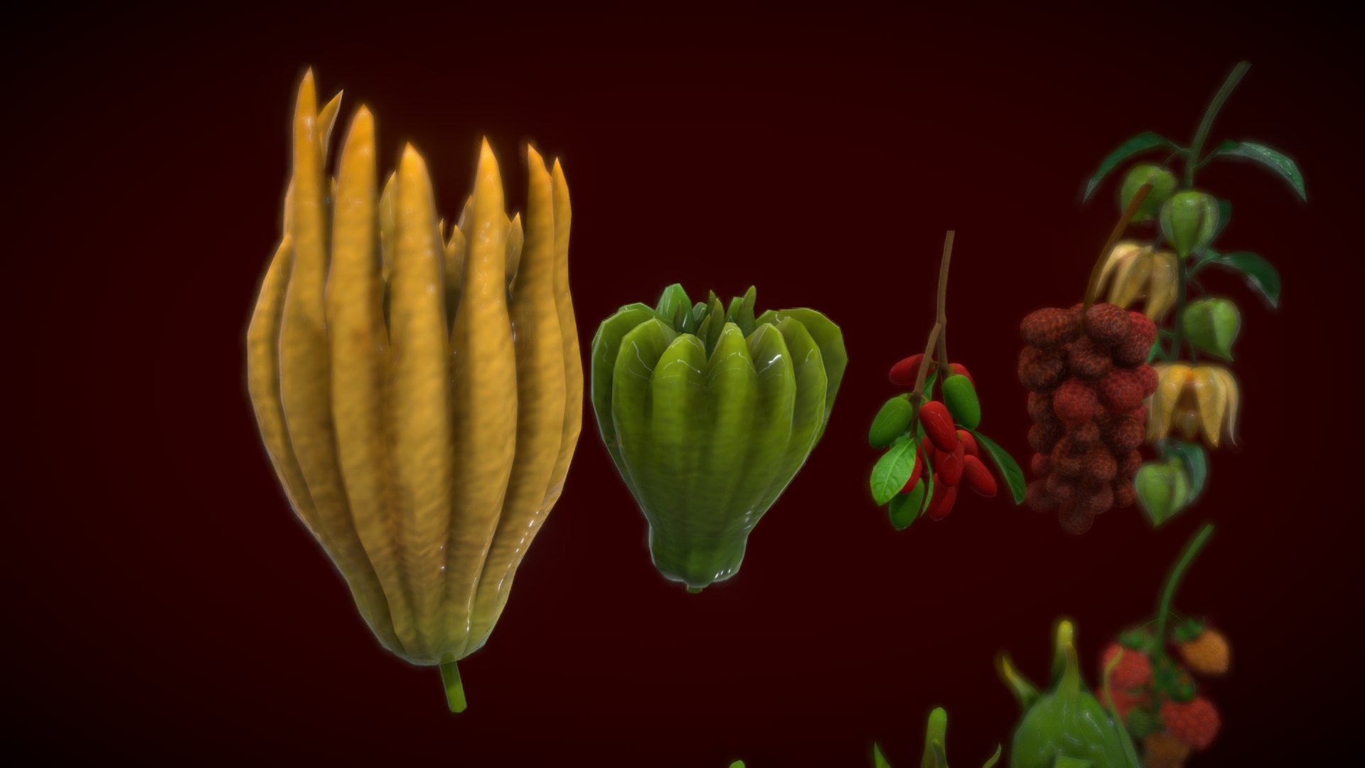 3D Model Collection Fruit Path1 - TurboSquid 2134506