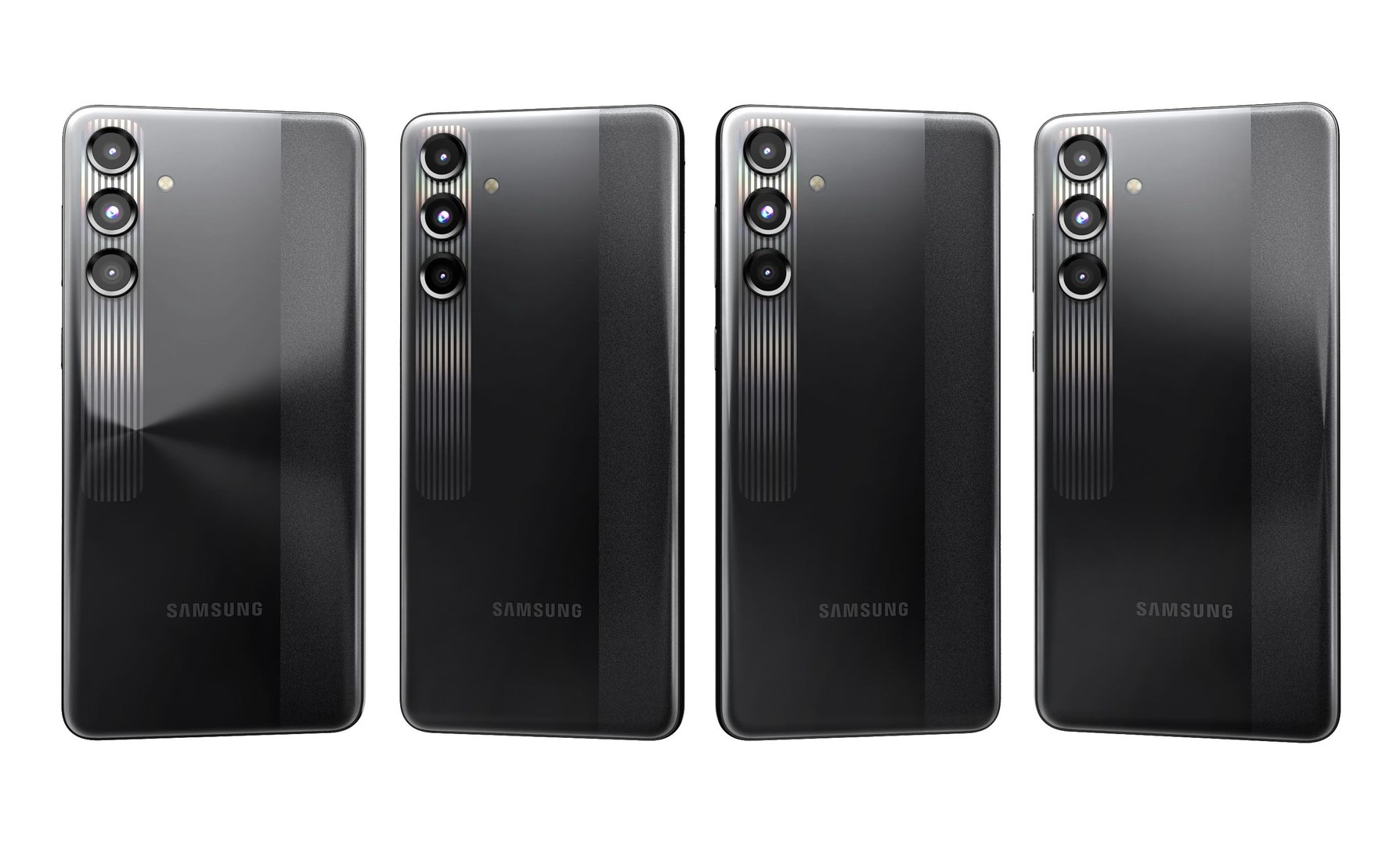 Samsung Galaxy M55s Thunder Black And Green 3D - TurboSquid 2286785