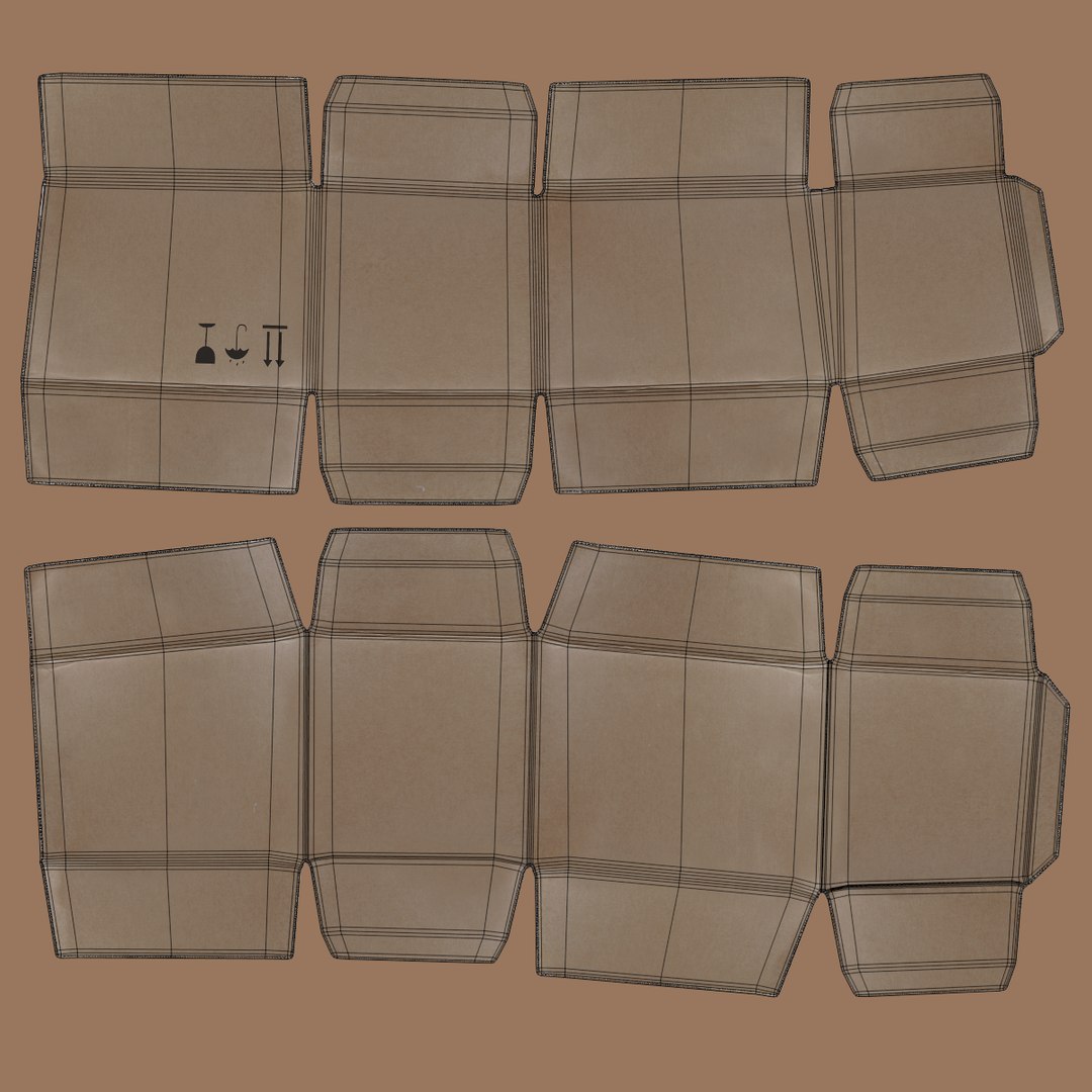 3D cardboard boxes model - TurboSquid 1241402