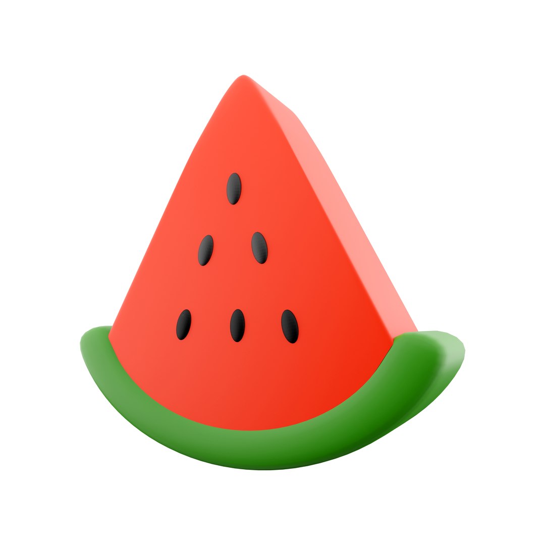 3D Watermelon Icon - TurboSquid 2066024