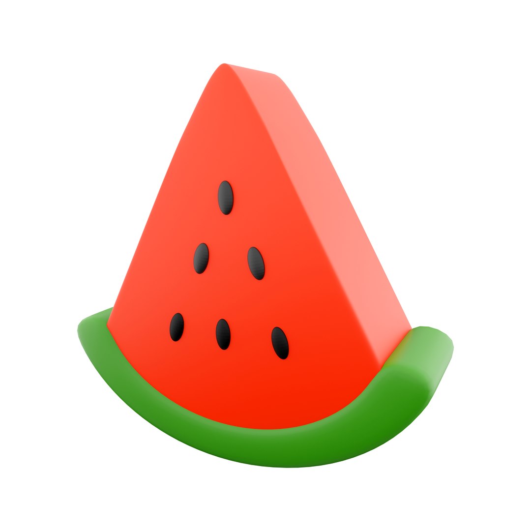 3D Watermelon Icon - TurboSquid 2066024