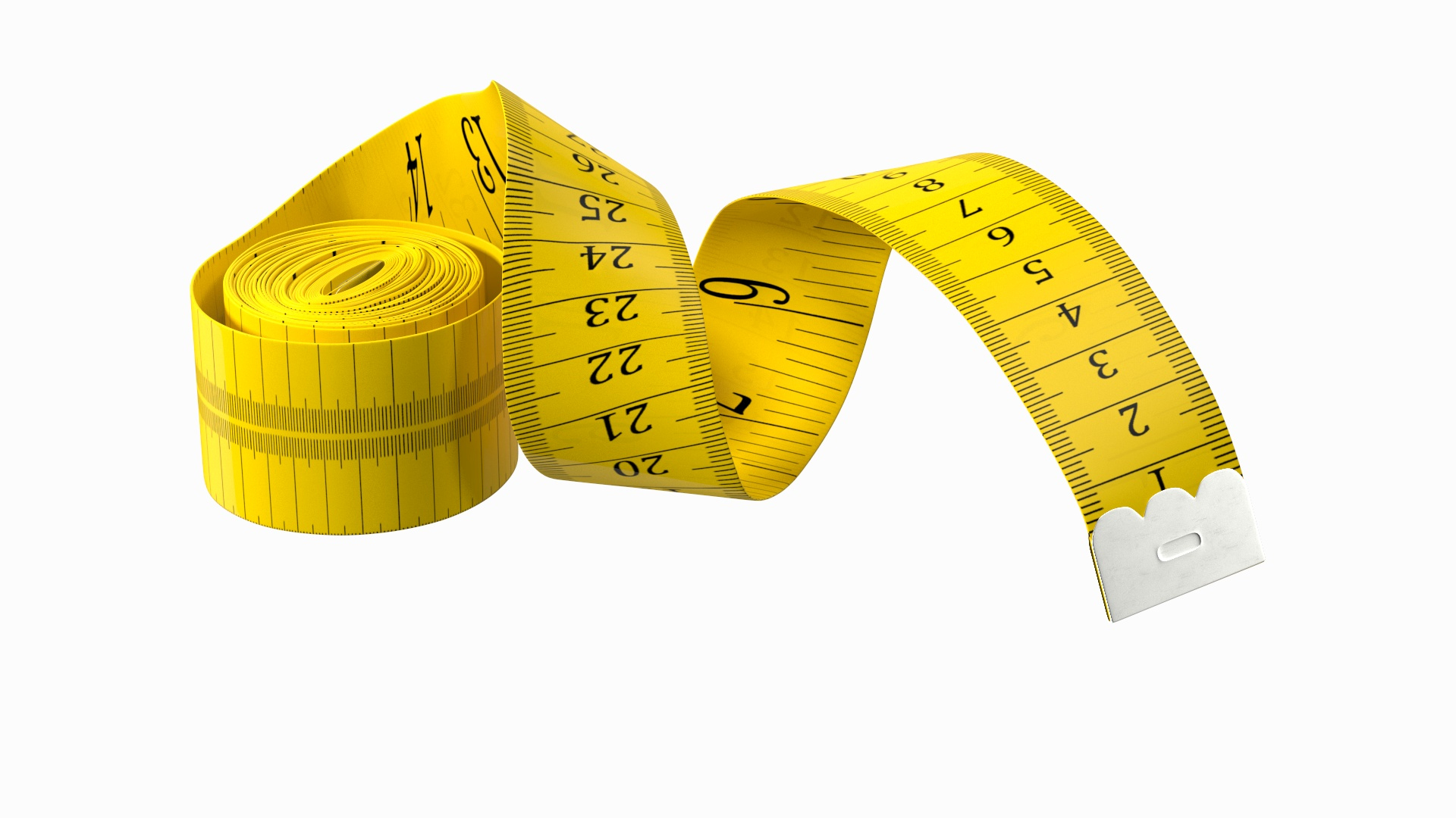 3D Yellow Tailor Meter - TurboSquid 2146598