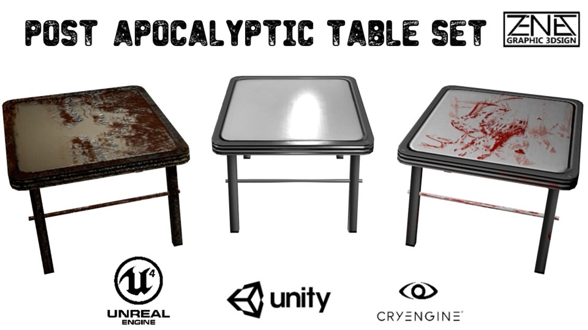Tables Post Apocalyptic Fbx