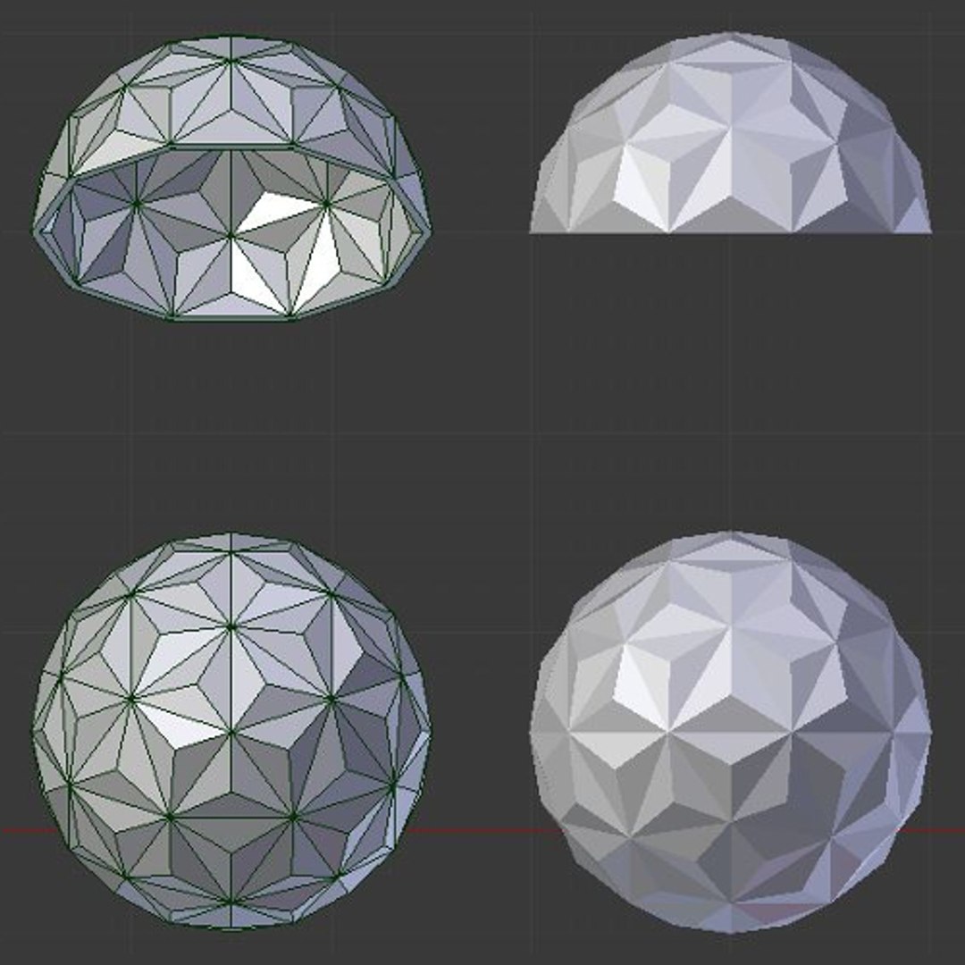 Triangles Dome 3D Model - TurboSquid 1213613