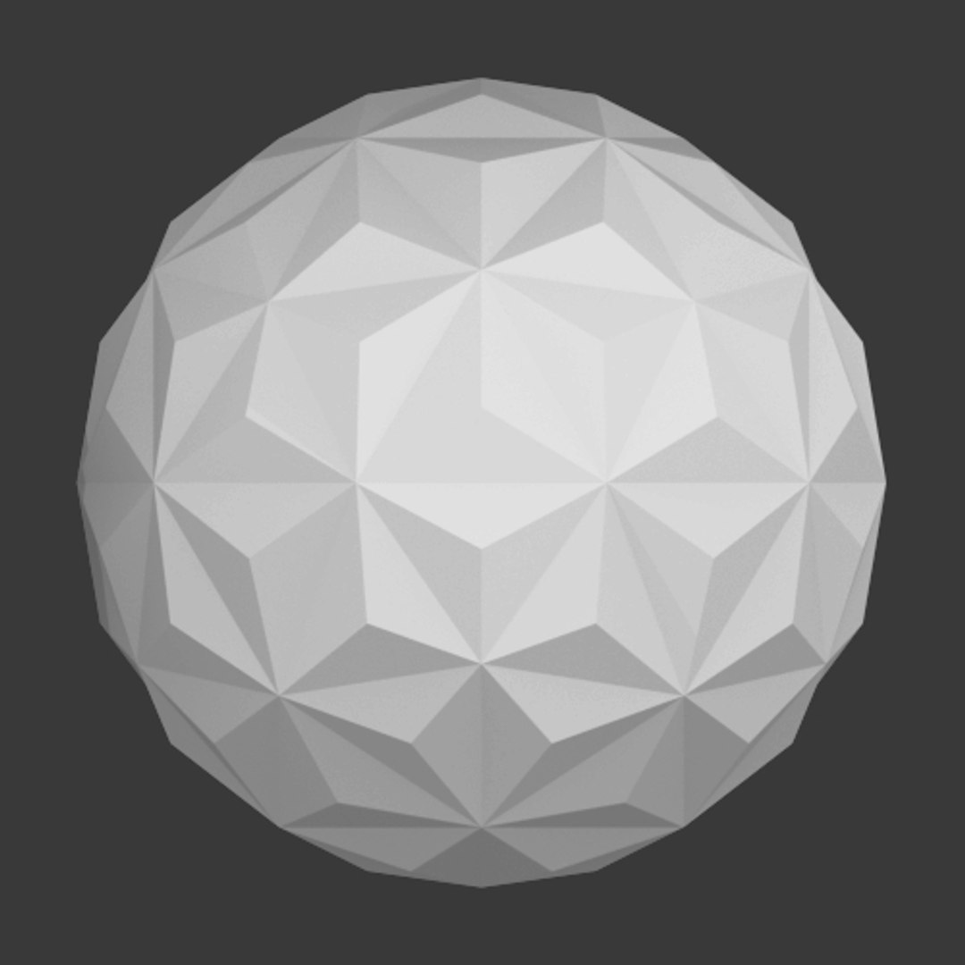 Triangles Dome 3D Model - TurboSquid 1213613