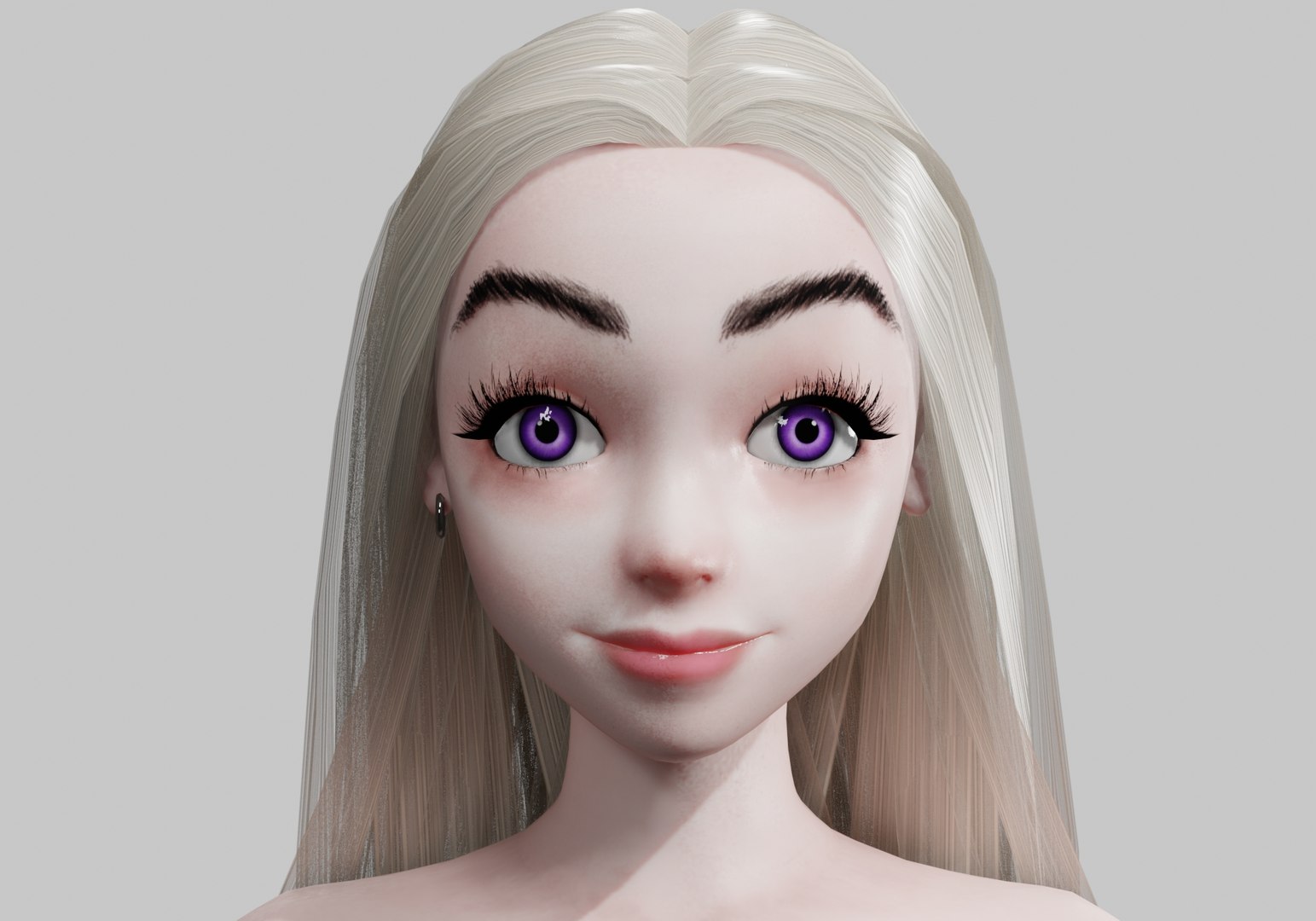 3D Cute Cool Woman V23956 - TurboSquid 2277158