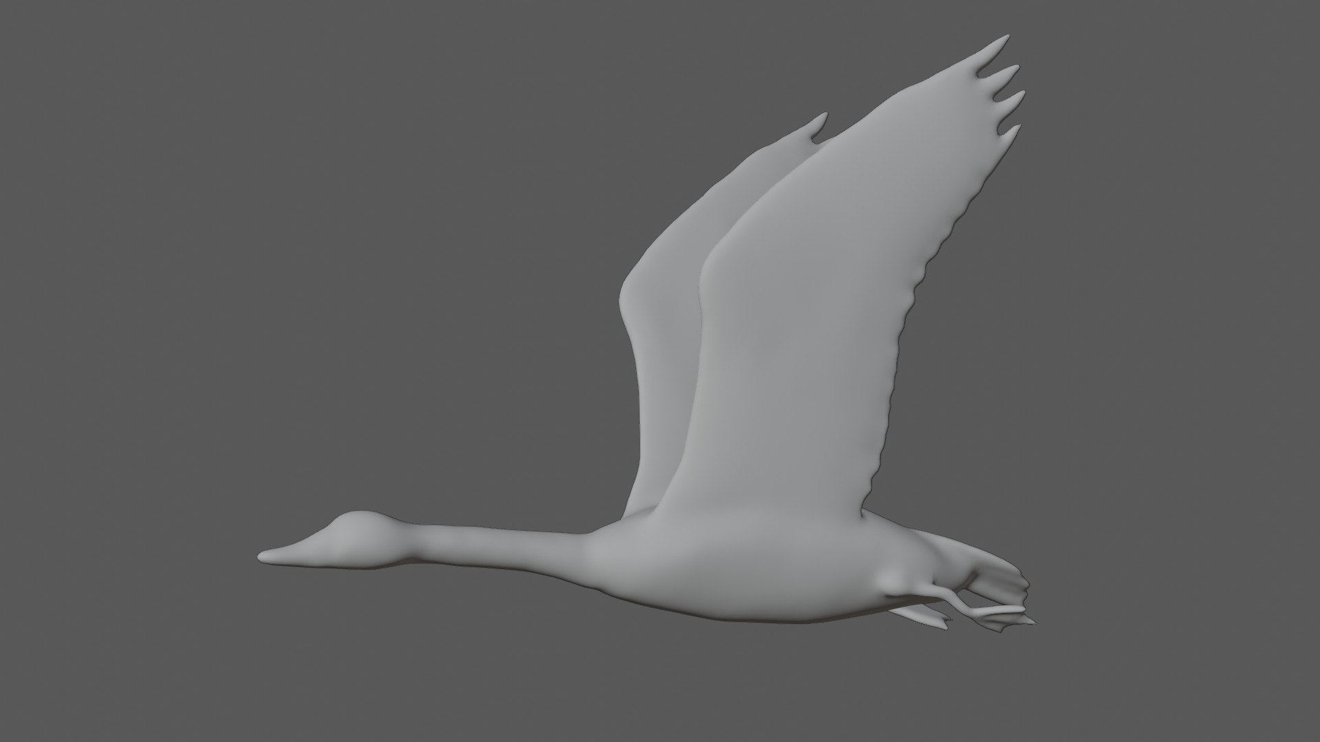 3D Rigged Low Poly White Goose - TurboSquid 1762639