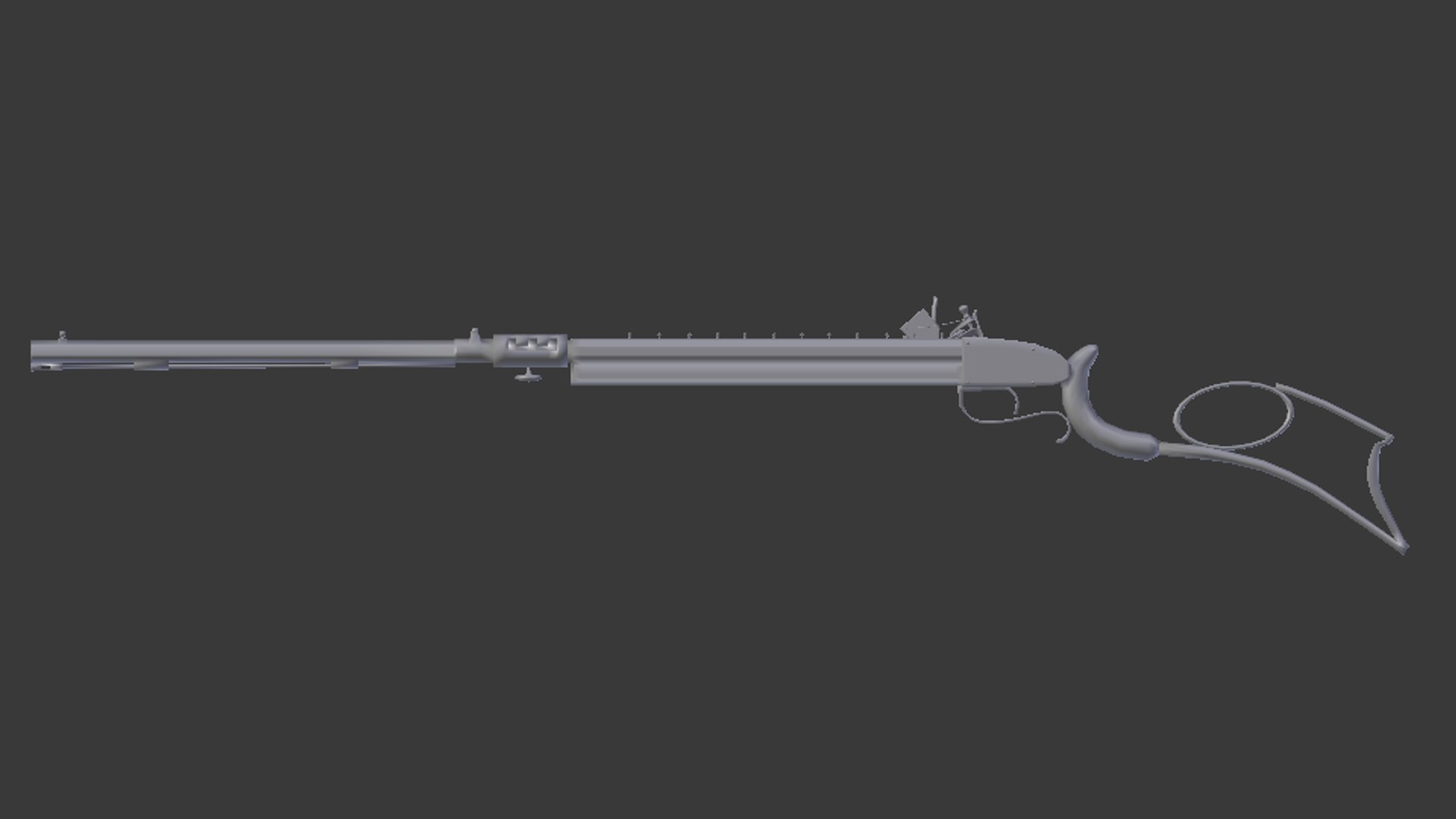 3D Flintlock Multishot Rifle Model - TurboSquid 1248537