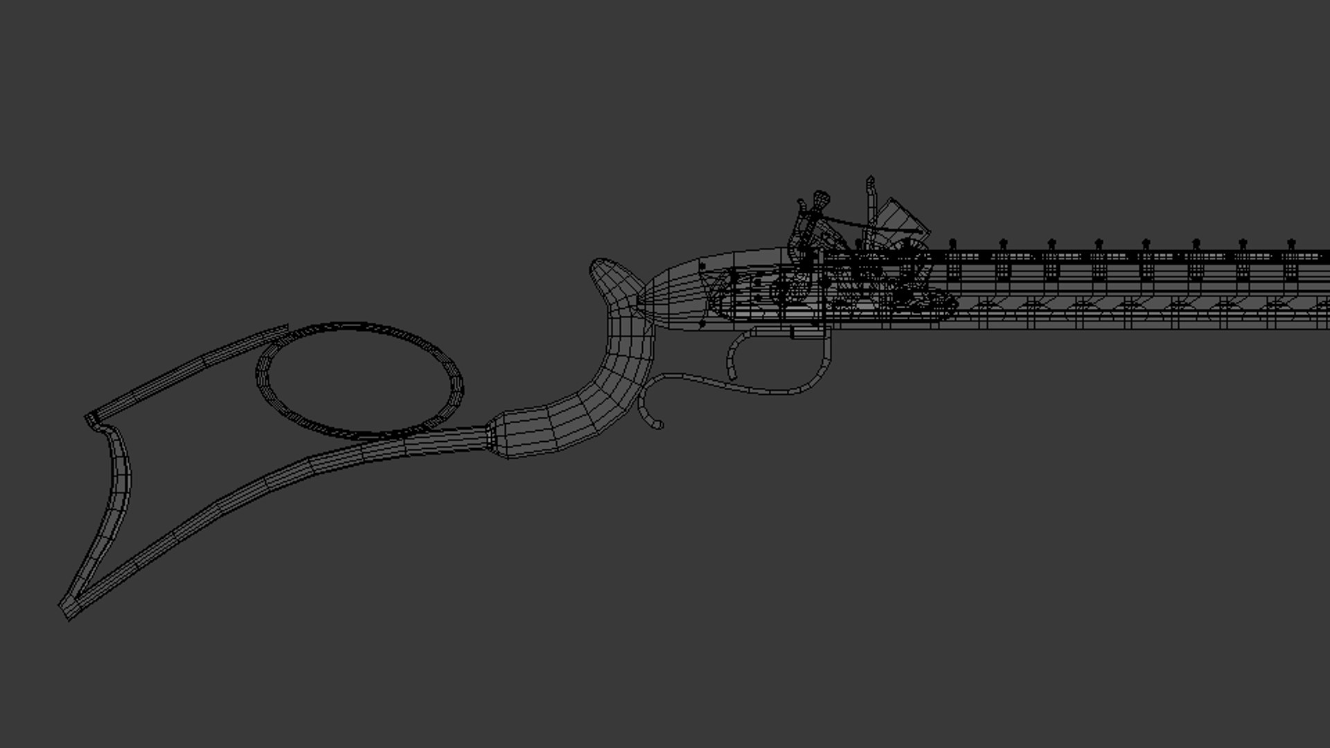 3D Flintlock Multishot Rifle Model - TurboSquid 1248537