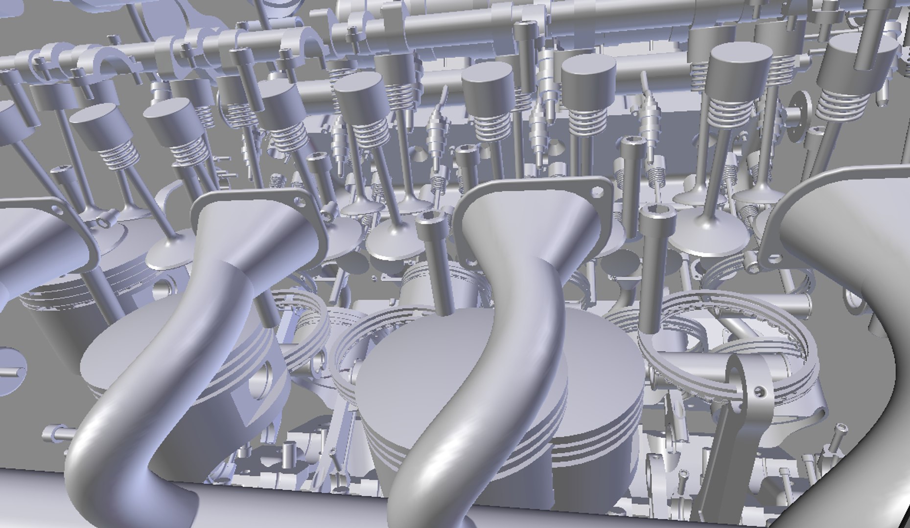 Engine v12 3D model - TurboSquid 1682881