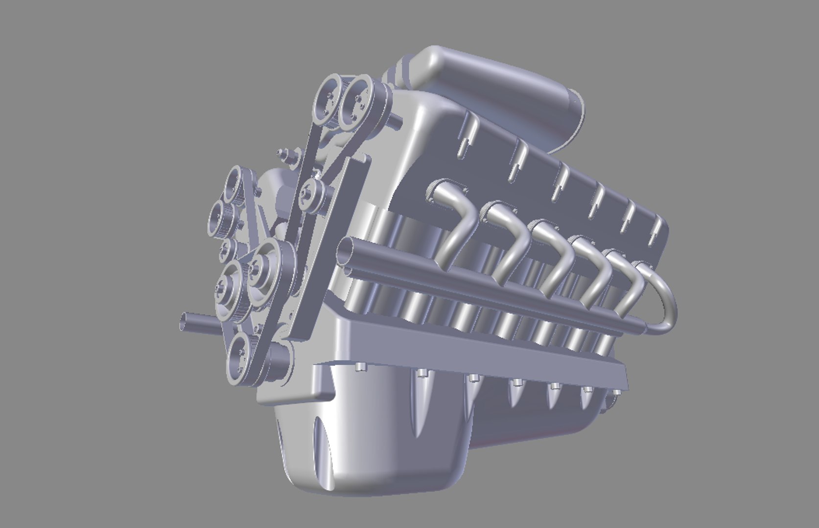 Engine v12 3D model - TurboSquid 1682881