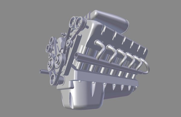 Engine v12 3D model - TurboSquid 1682881
