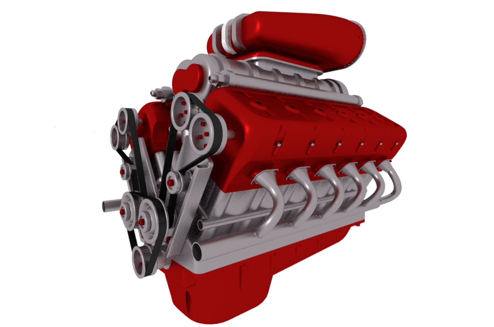 Engine v12 3D model - TurboSquid 1682881