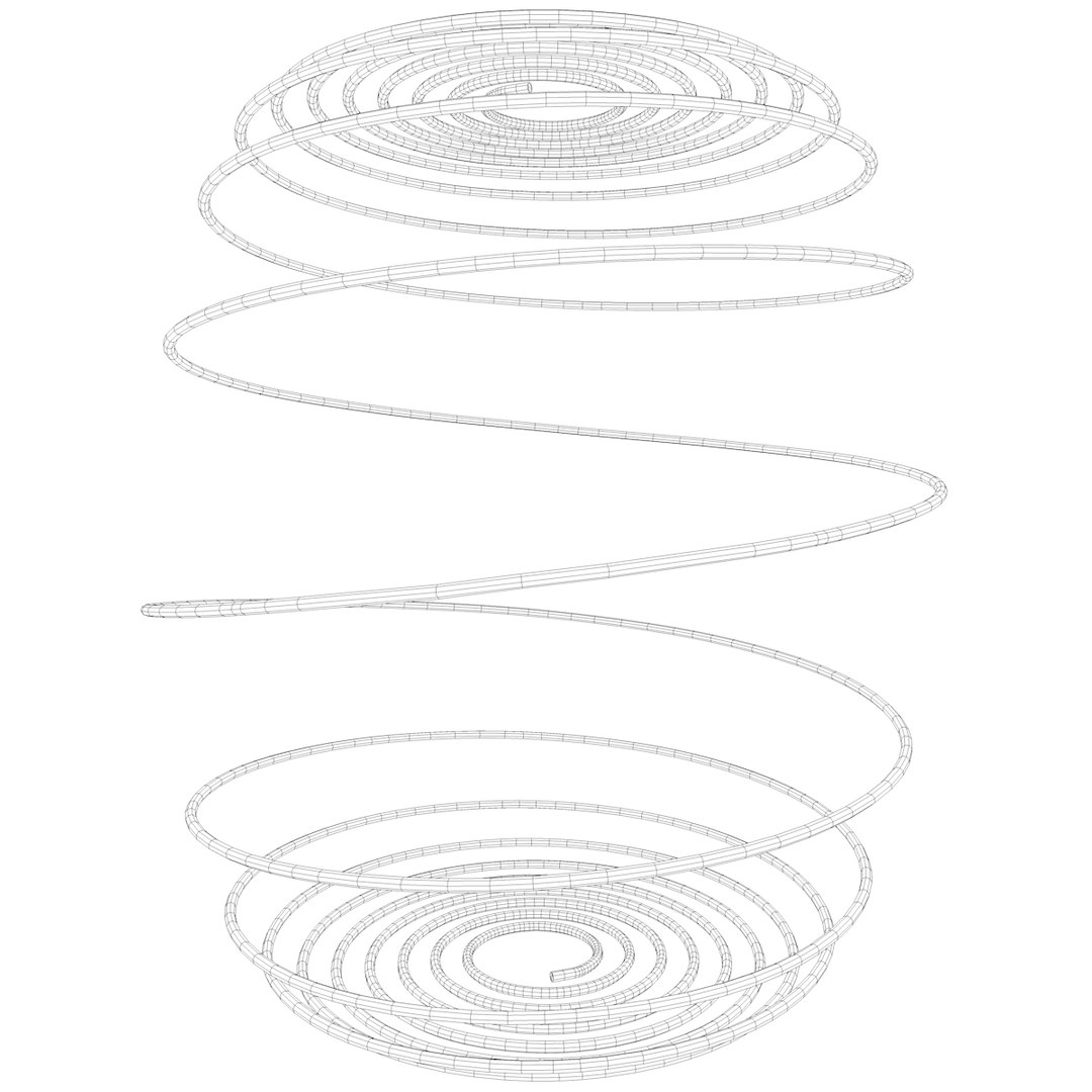 Metal Spiral Spring 3D Model - TurboSquid 1410691