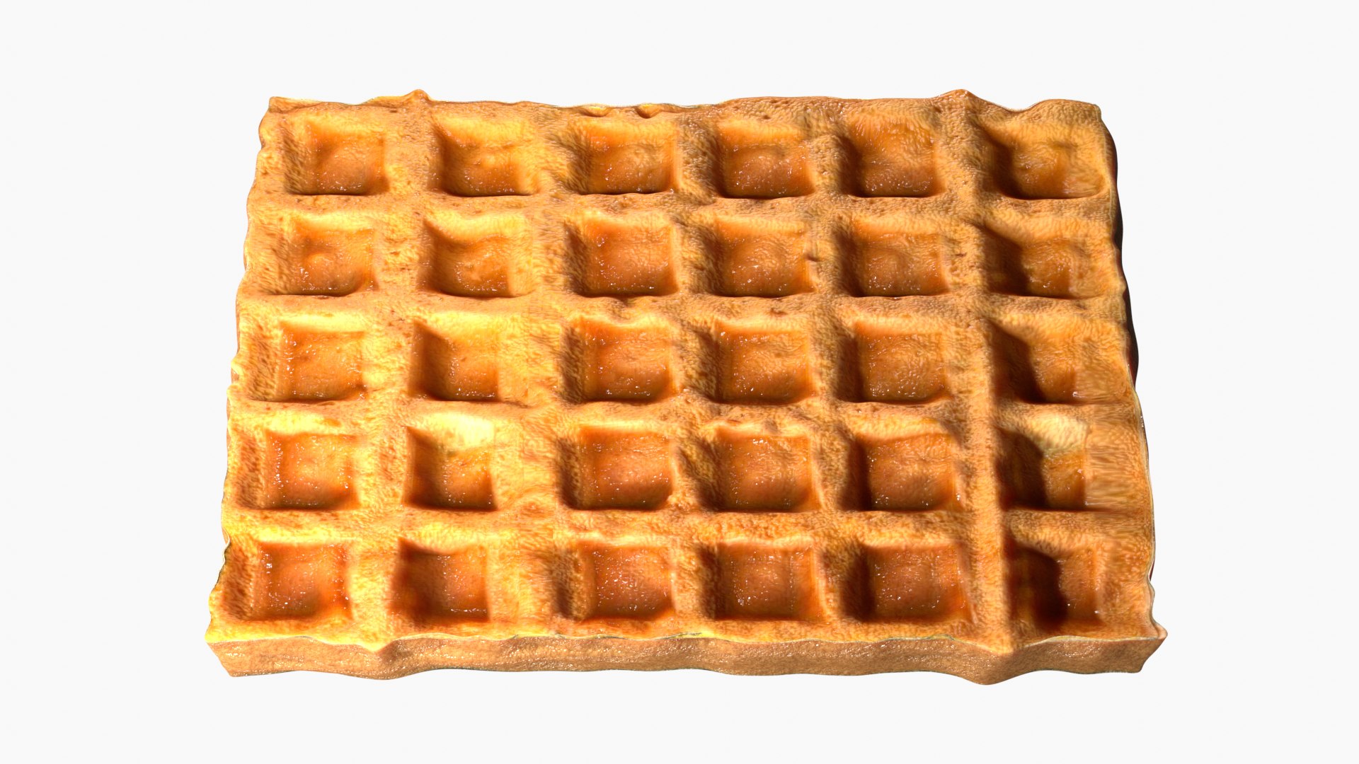 Waffle 3D Model - TurboSquid 2196158