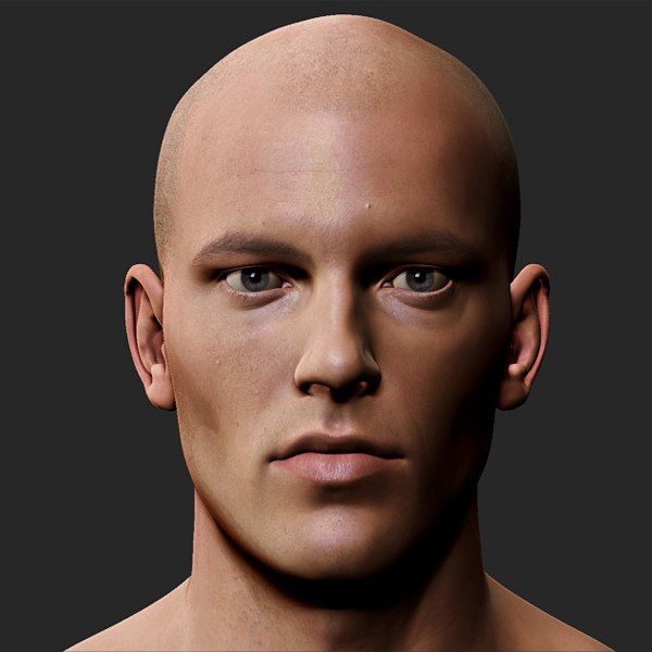 realistic male body character max