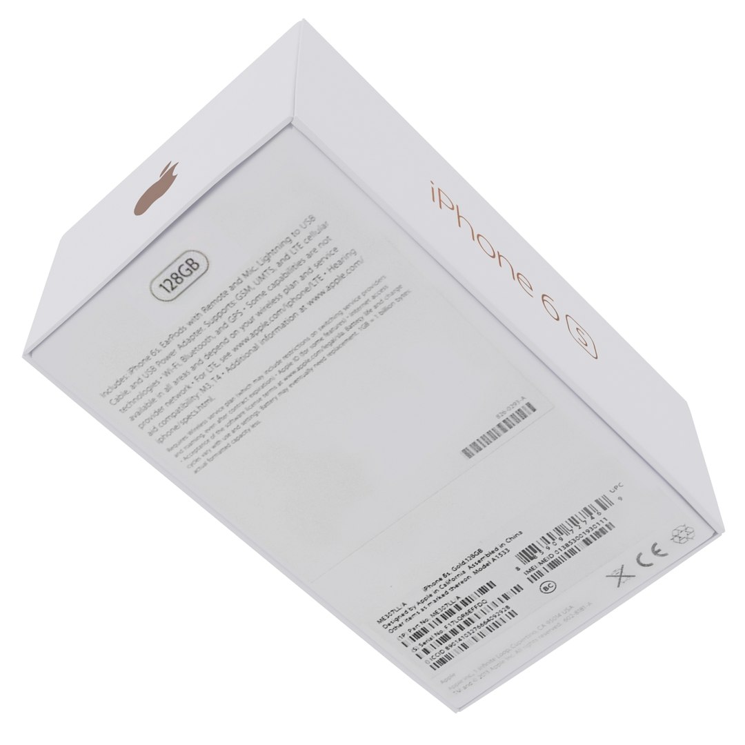 3d Iphone 6s Box Model