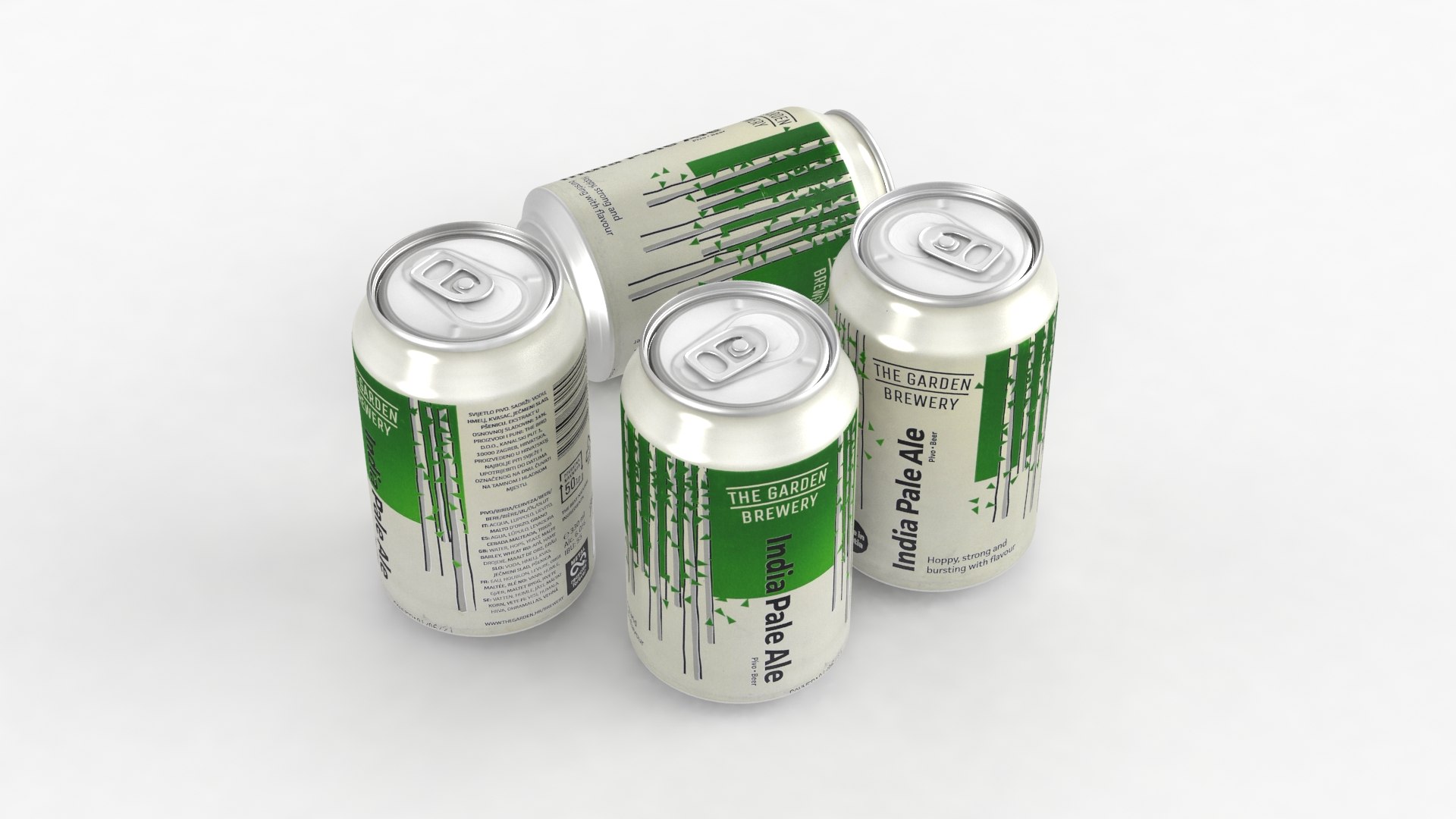 3D model Beer Can Garden Brewery Indian Pale Ale IPA 330ml 2021 ...