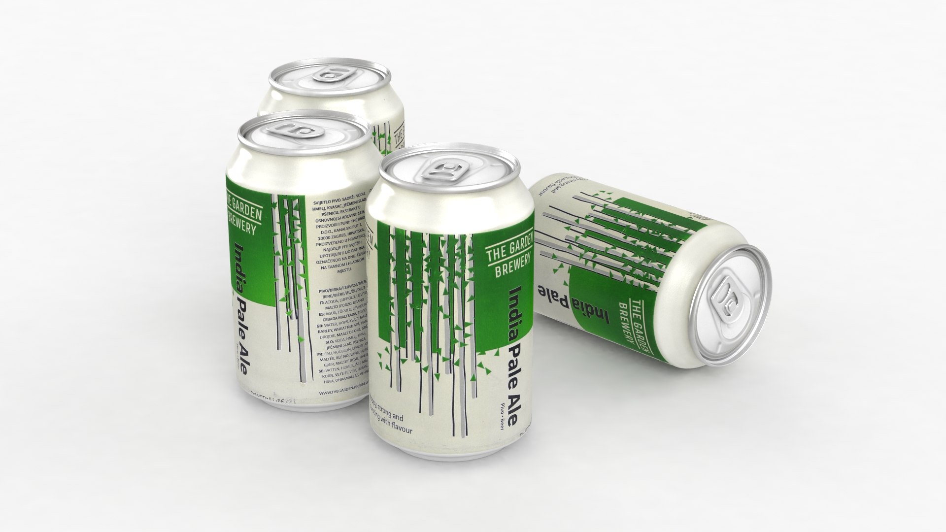 3D model Beer Can Garden Brewery Indian Pale Ale IPA 330ml 2021 ...