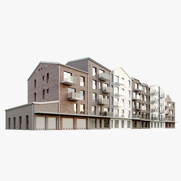 3D model modern multiplex building - TurboSquid 1639948