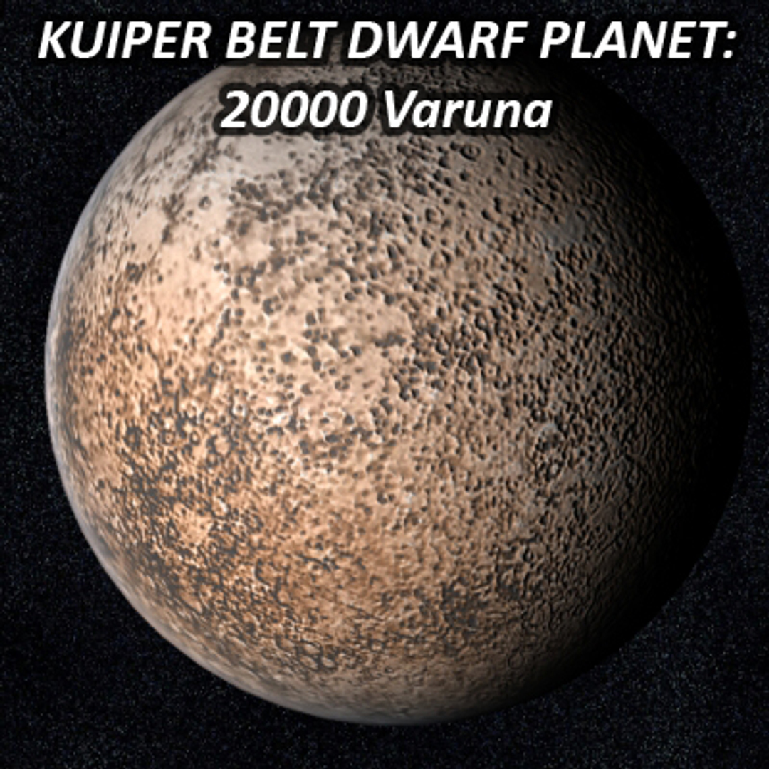 dwarf planet 20000 varuna max