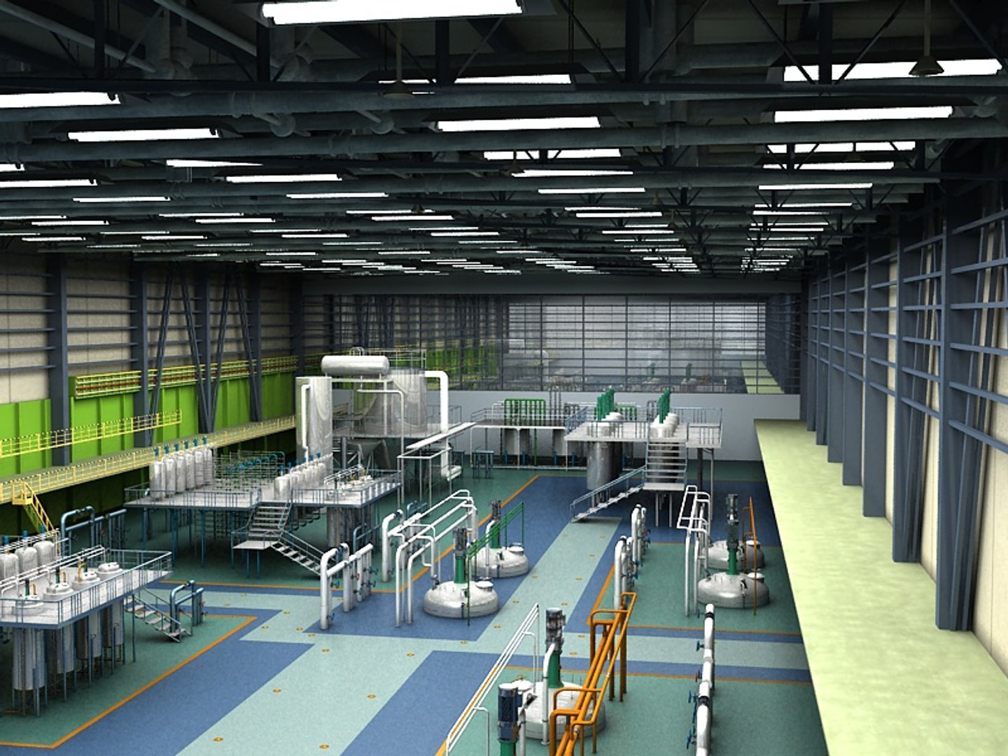 Pharmaceutical Factory 3D - TurboSquid 1226517